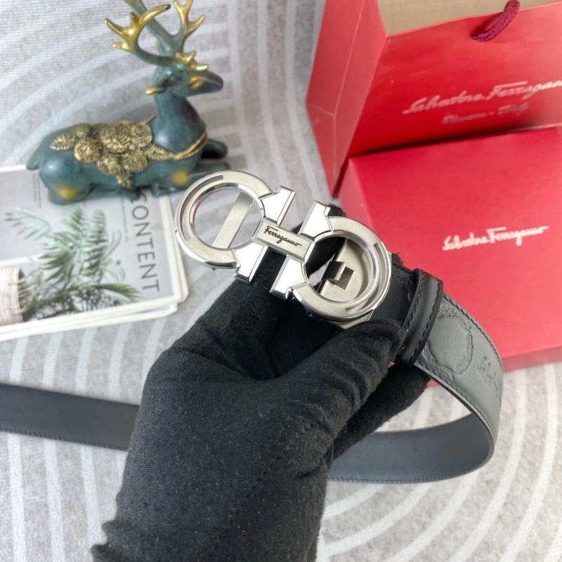 Brand-authenticated Ferragamo Belts