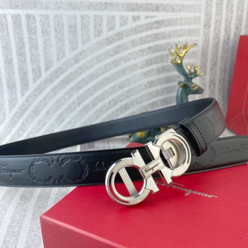 Brand-authenticated Ferragamo Belts