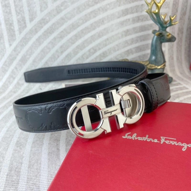 Brand-authenticated Ferragamo Belts