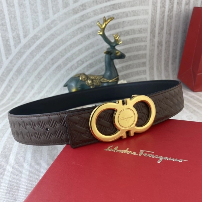 Brand-authenticated Ferragamo Belts