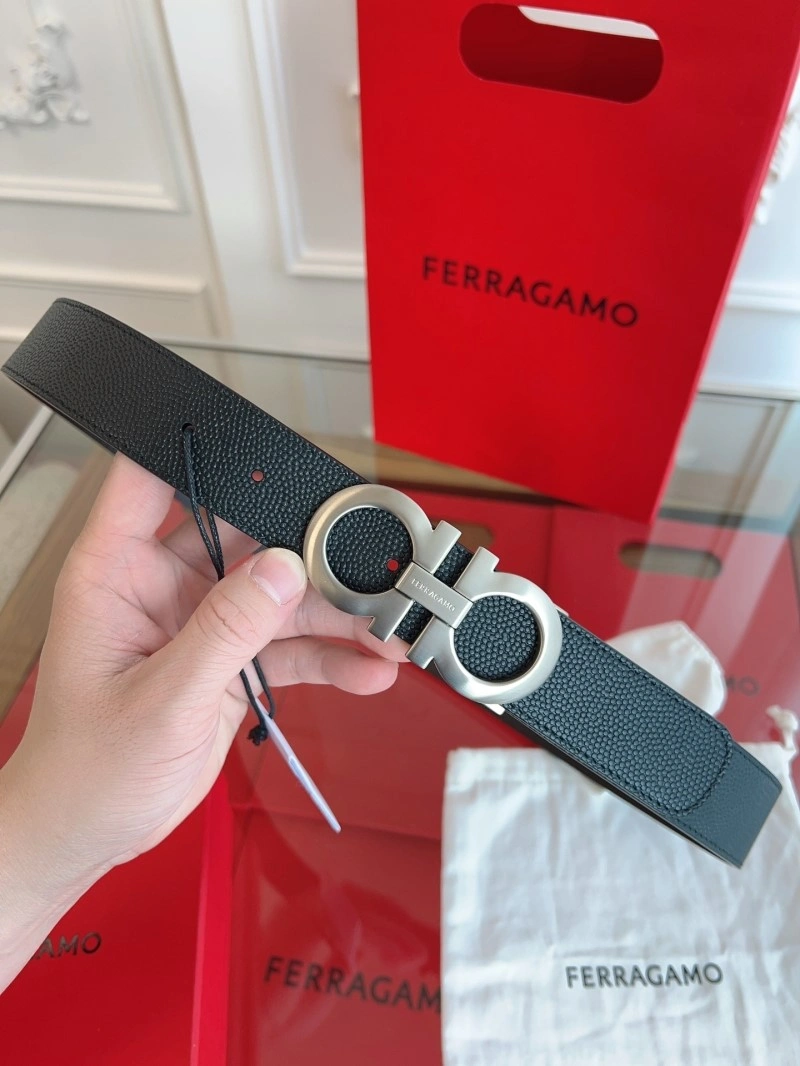 Brand-authenticated Ferragamo Belts