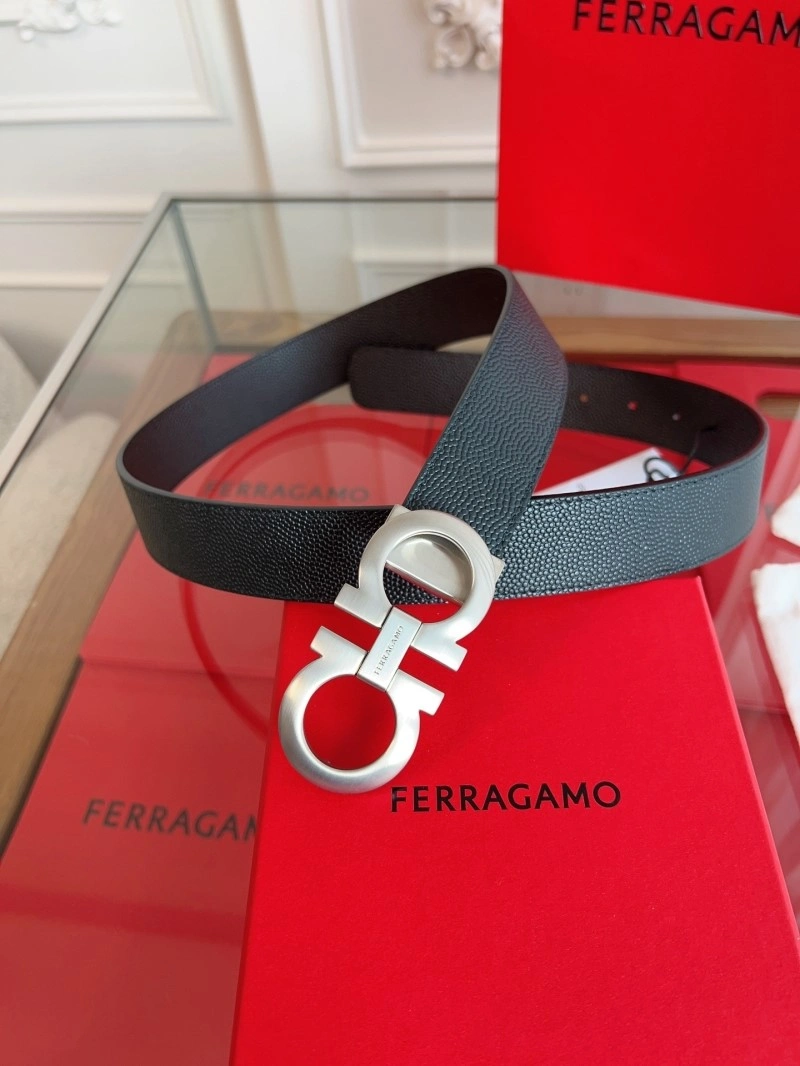 Brand-authenticated Ferragamo Belts