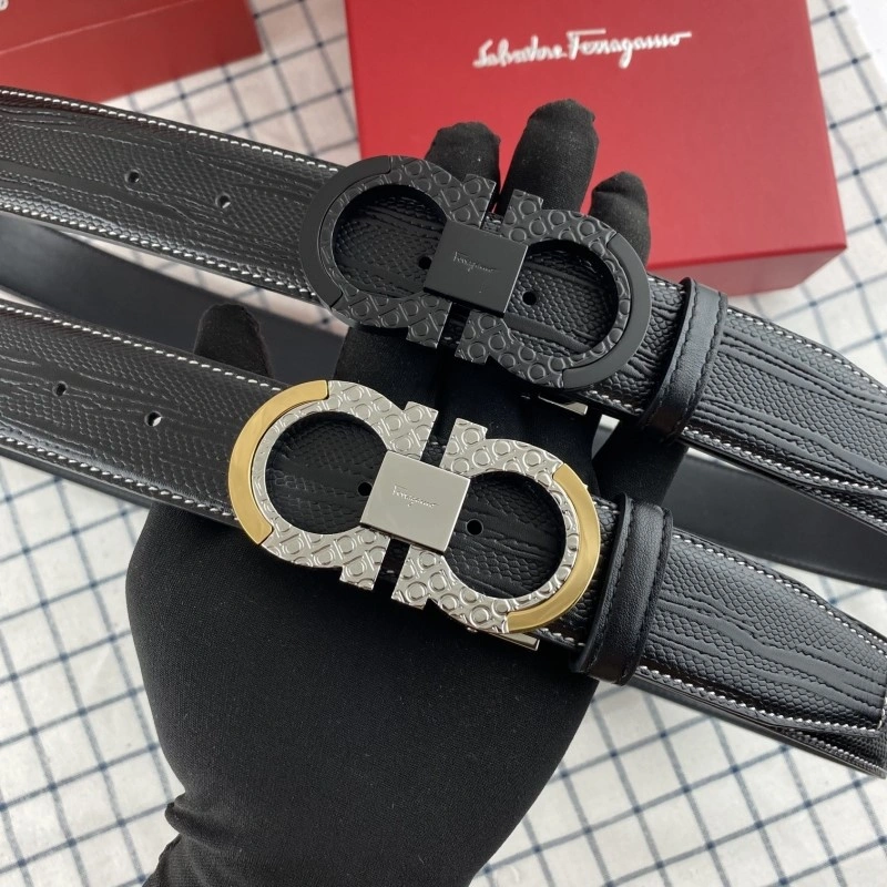 Brand-authenticated Ferragamo Belts