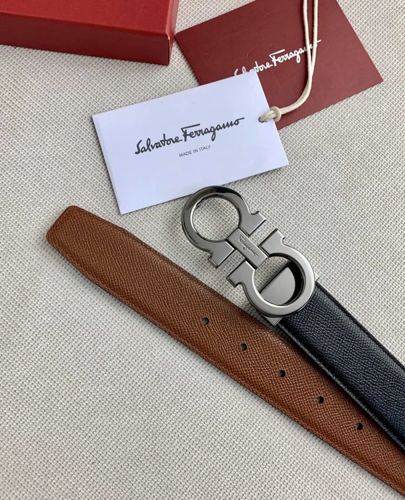Brand-authenticated Ferragamo Belts