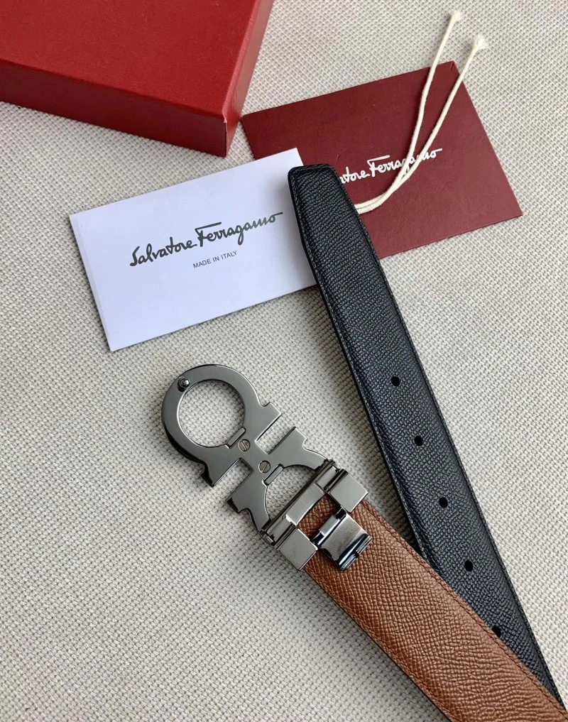 Brand-authenticated Ferragamo Belts