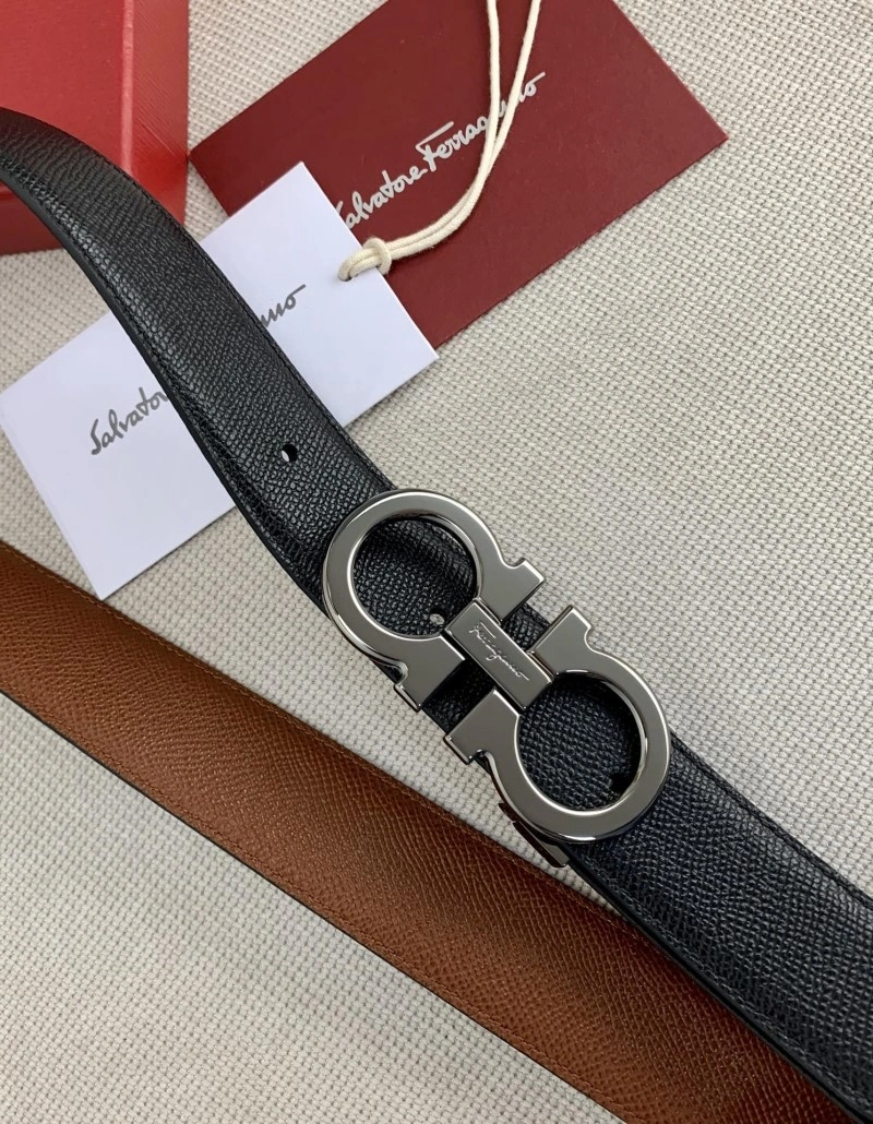 Brand-authenticated Ferragamo Belts
