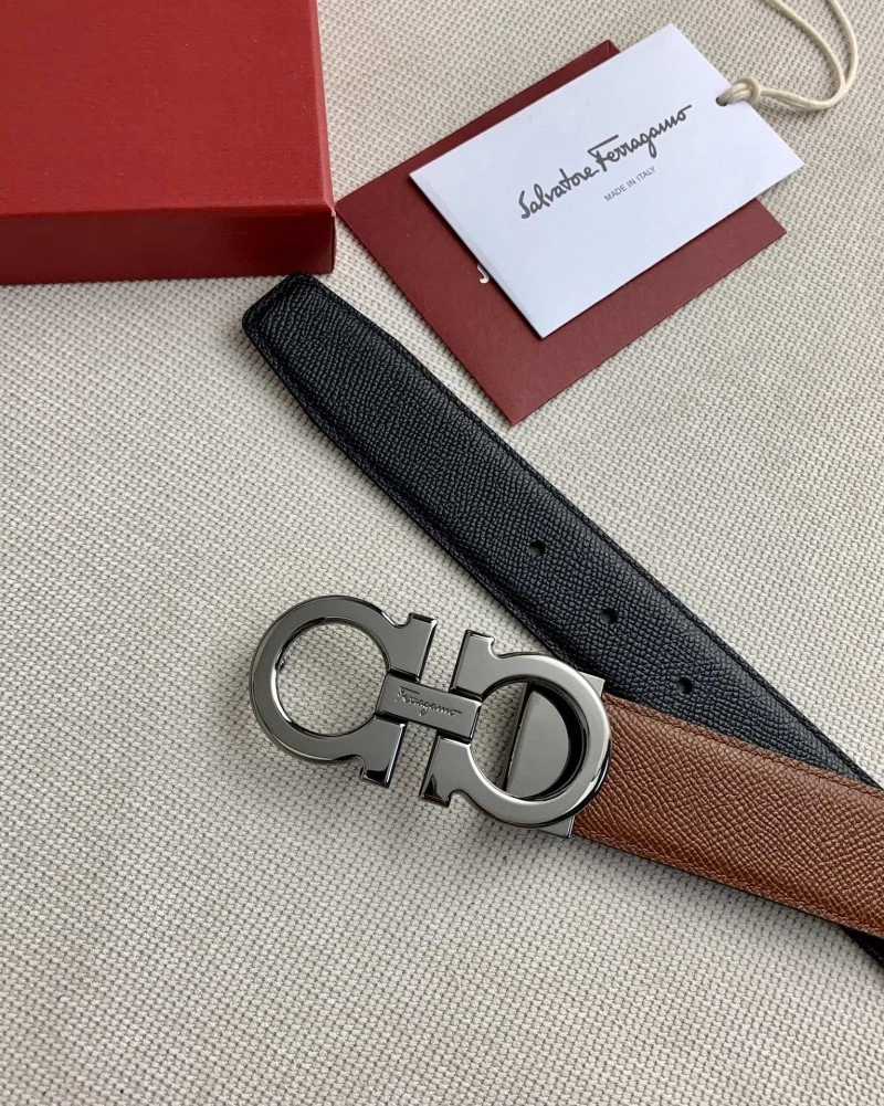 Brand-authenticated Ferragamo Belts