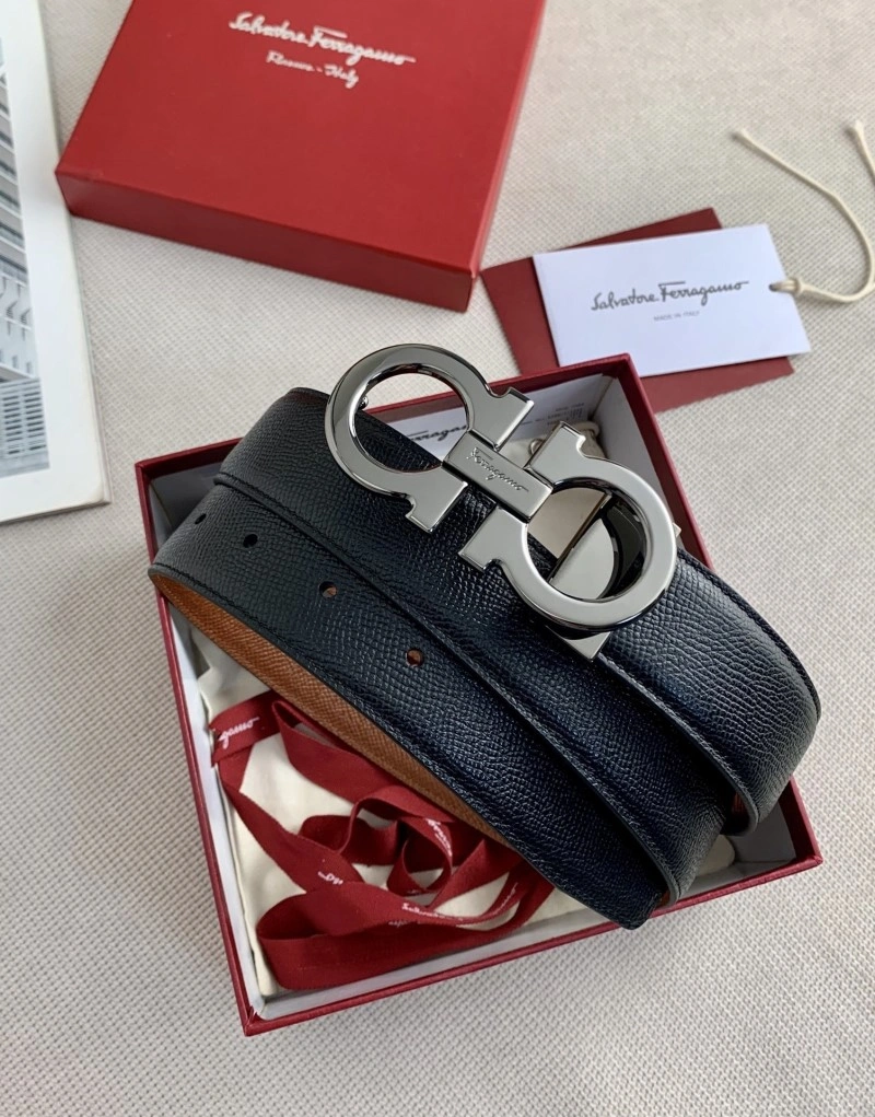 Brand-authenticated Ferragamo Belts