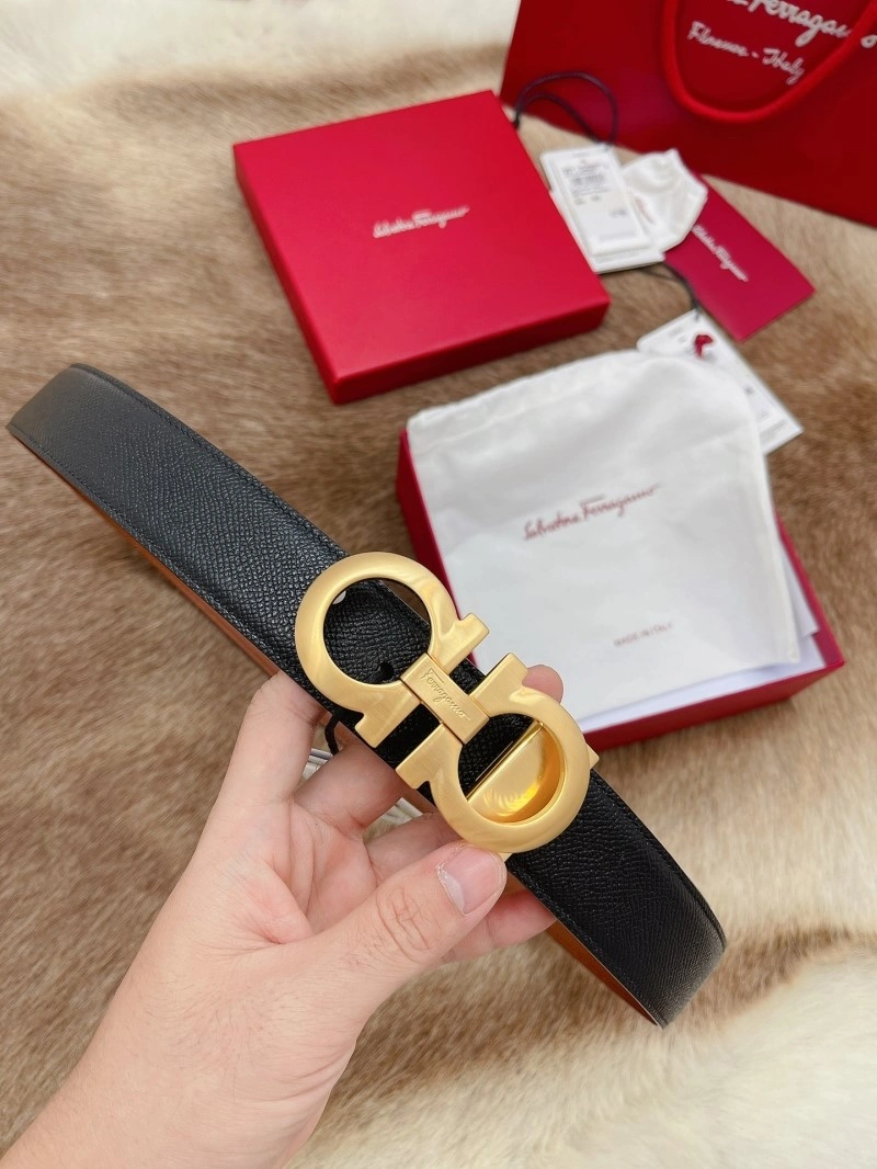 Brand-authenticated Ferragamo Belts