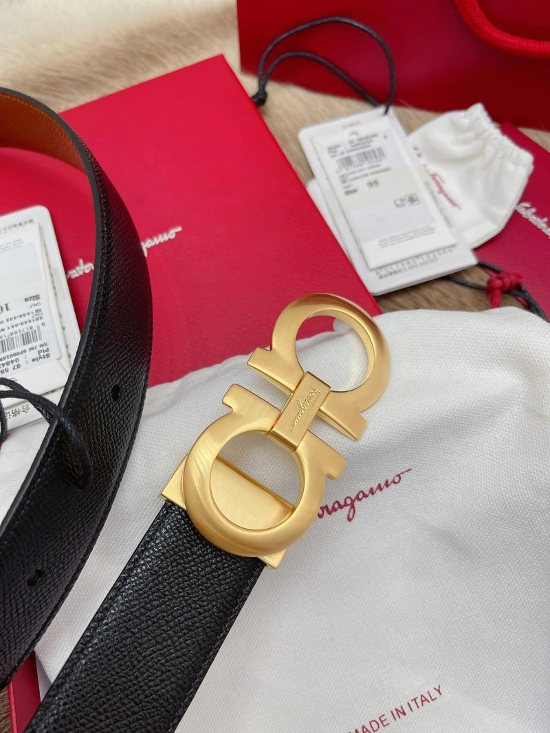 Brand-authenticated Ferragamo Belts