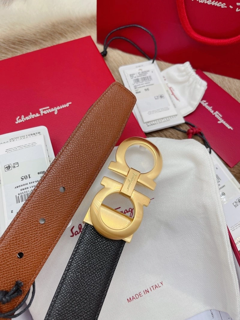 Brand-authenticated Ferragamo Belts
