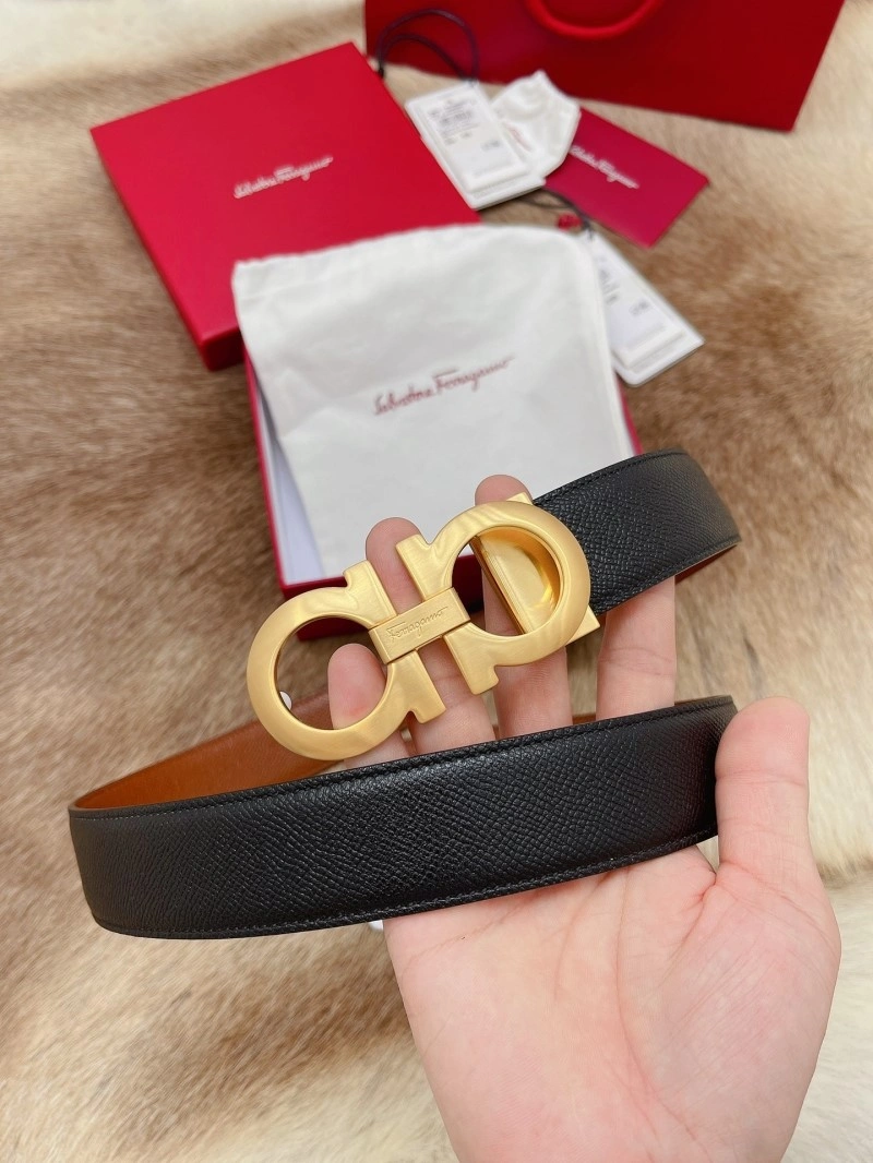 Brand-authenticated Ferragamo Belts