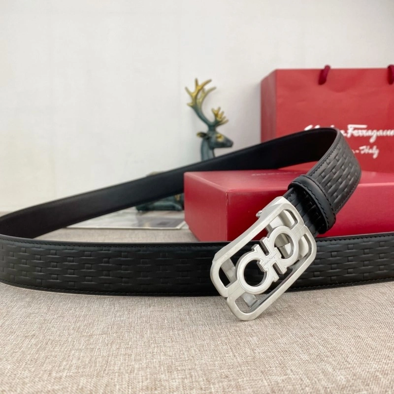 Brand-authenticated Ferragamo Belts