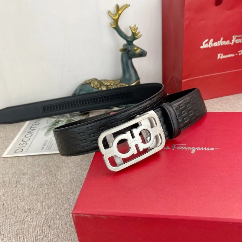 Brand-authenticated Ferragamo Belts
