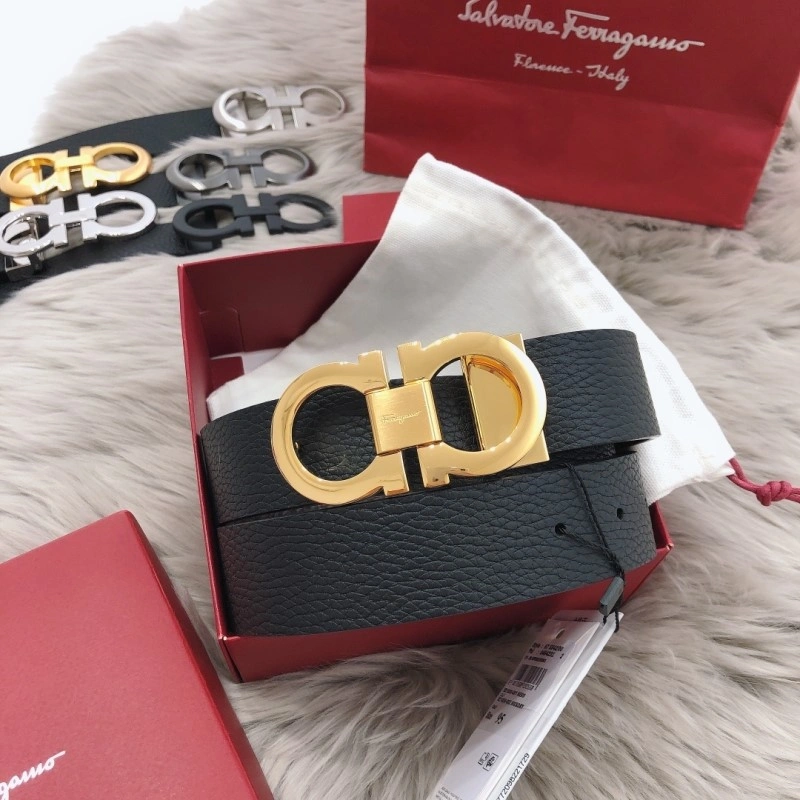 Brand-authenticated Ferragamo Belts