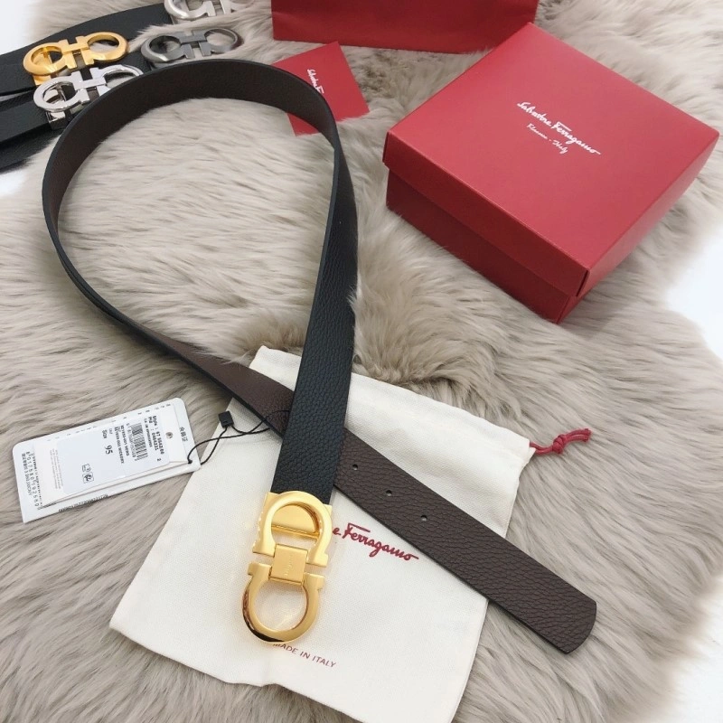 Brand-authenticated Ferragamo Belts