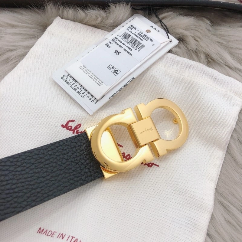 Brand-authenticated Ferragamo Belts