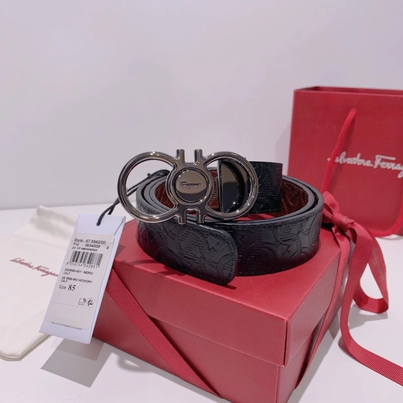Brand-authenticated Ferragamo Belts