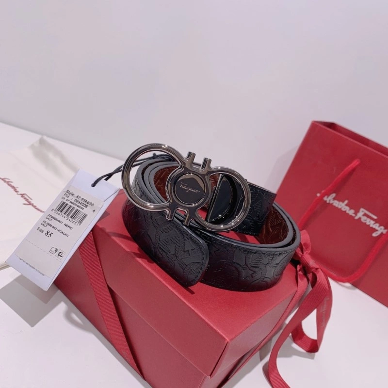 Brand-authenticated Ferragamo Belts