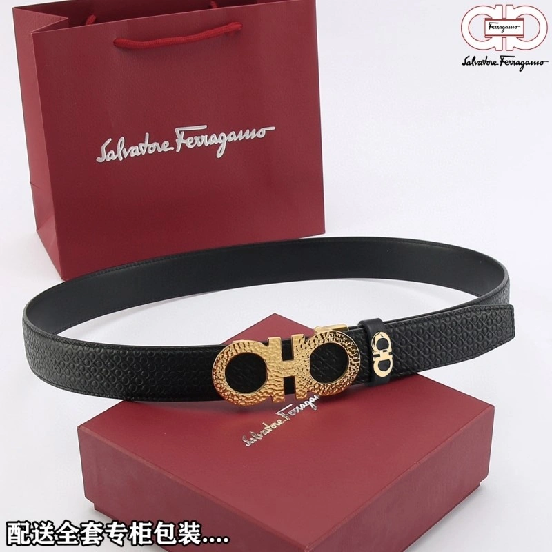 Brand-authenticated Ferragamo Belts