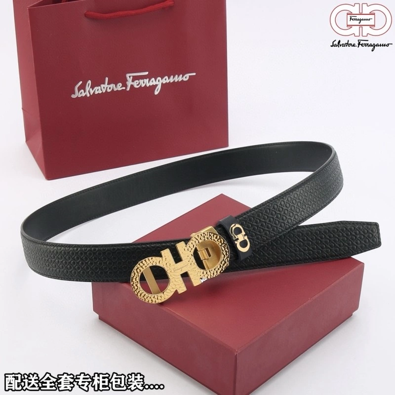 Brand-authenticated Ferragamo Belts