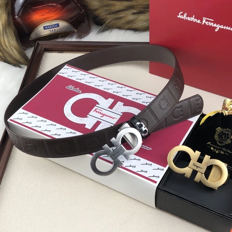 Brand-authenticated Ferragamo Belts