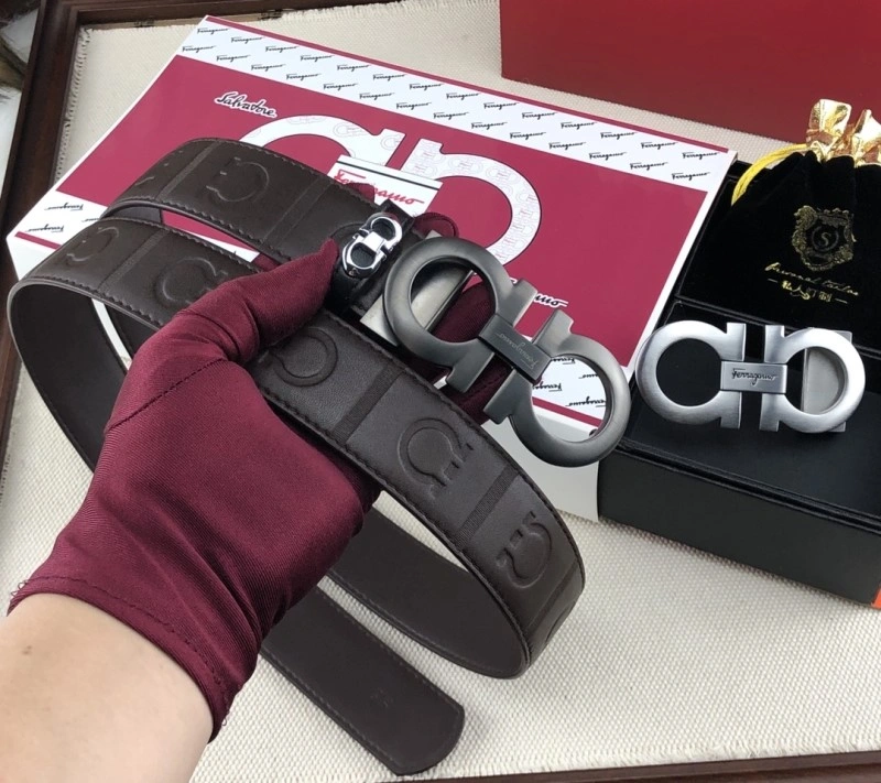 Brand-authenticated Ferragamo Belts