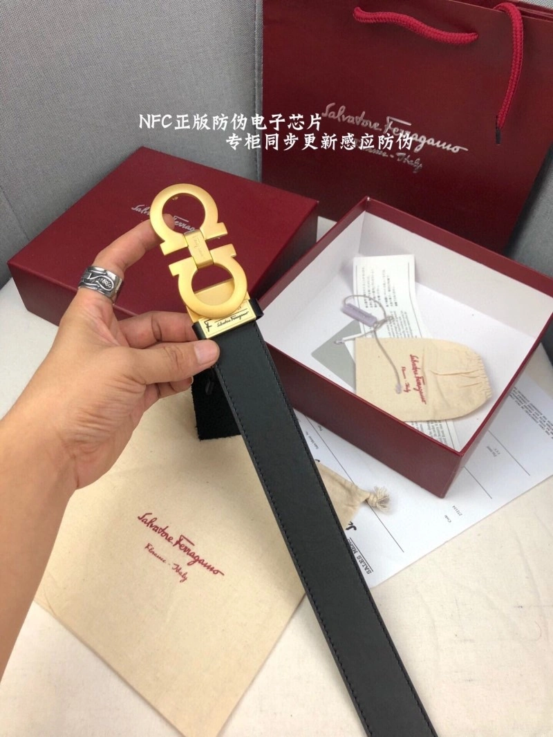 Brand-authenticated Ferragamo Belts