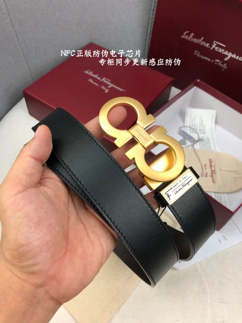 Brand-authenticated Ferragamo Belts