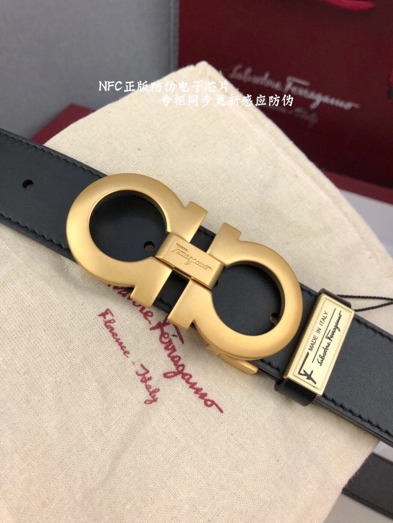 Brand-authenticated Ferragamo Belts