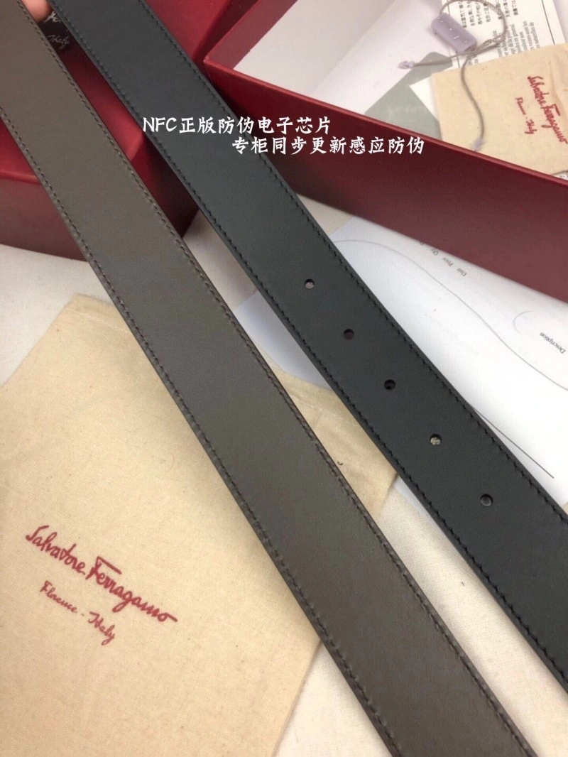 Brand-authenticated Ferragamo Belts