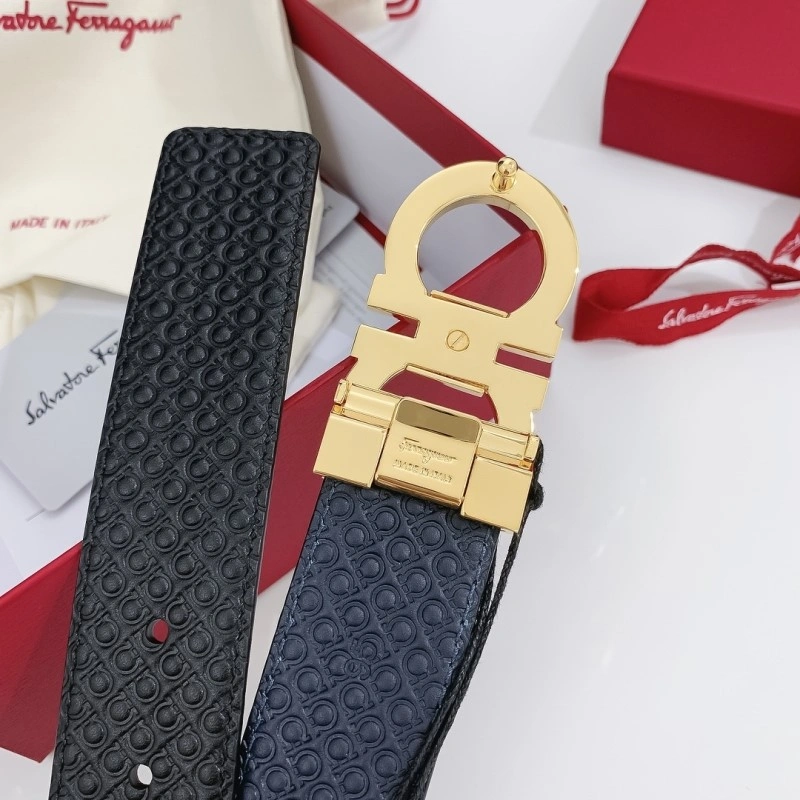 Brand-authenticated Ferragamo Belts