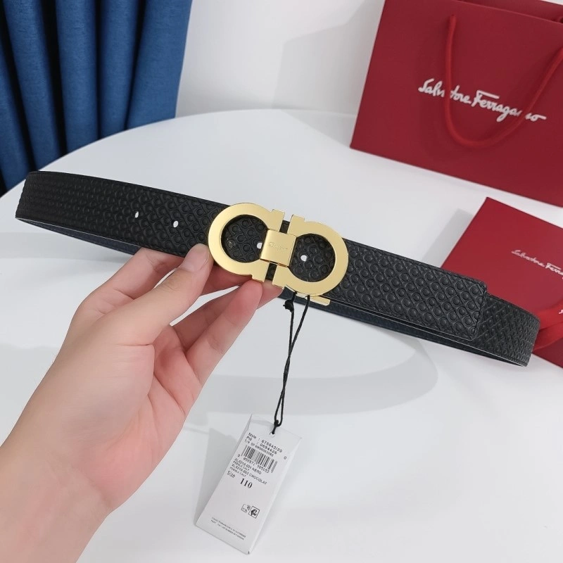 Brand-authenticated Ferragamo Belts