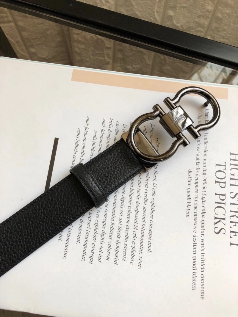 Brand-authenticated Ferragamo Belts