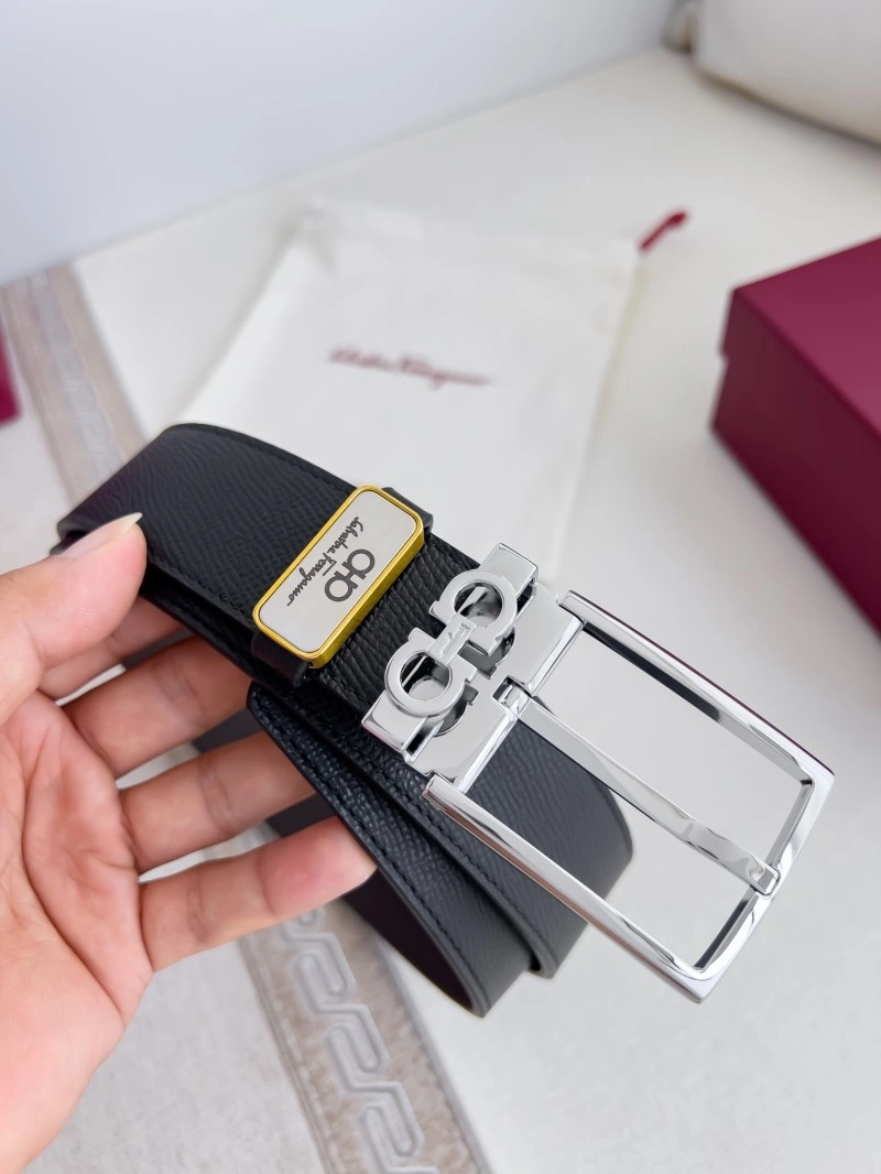 Brand-authenticated Ferragamo Belts