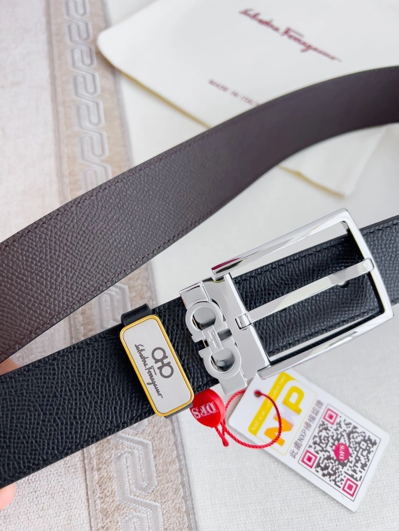 Brand-authenticated Ferragamo Belts
