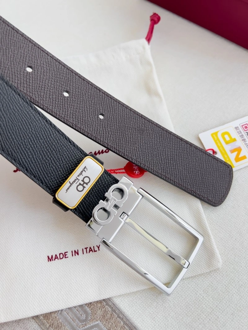 Brand-authenticated Ferragamo Belts