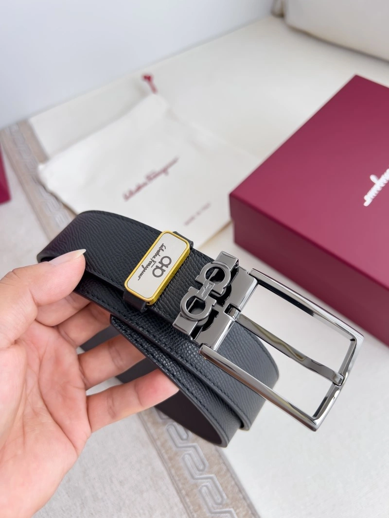 Brand-authenticated Ferragamo Belts