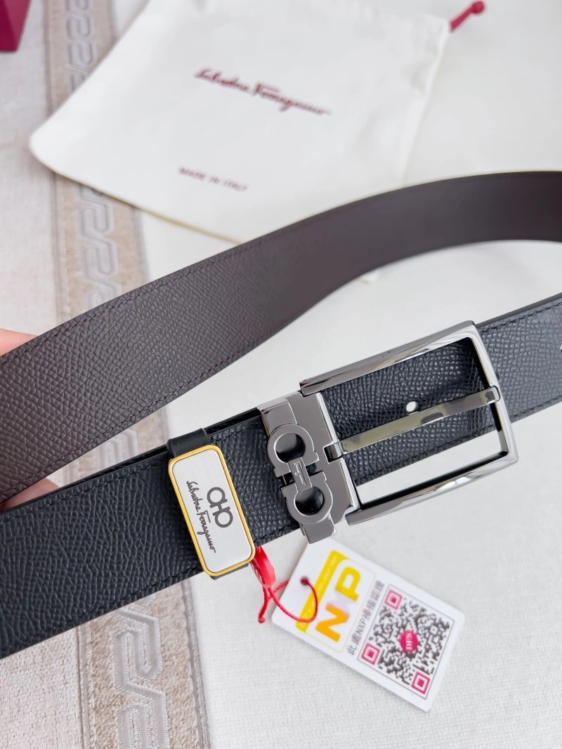 Brand-authenticated Ferragamo Belts