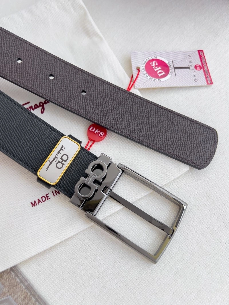 Brand-authenticated Ferragamo Belts