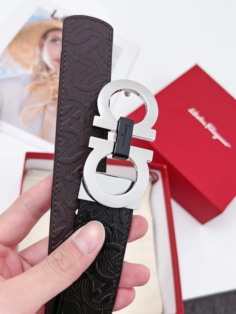 Brand-authenticated Ferragamo Belts