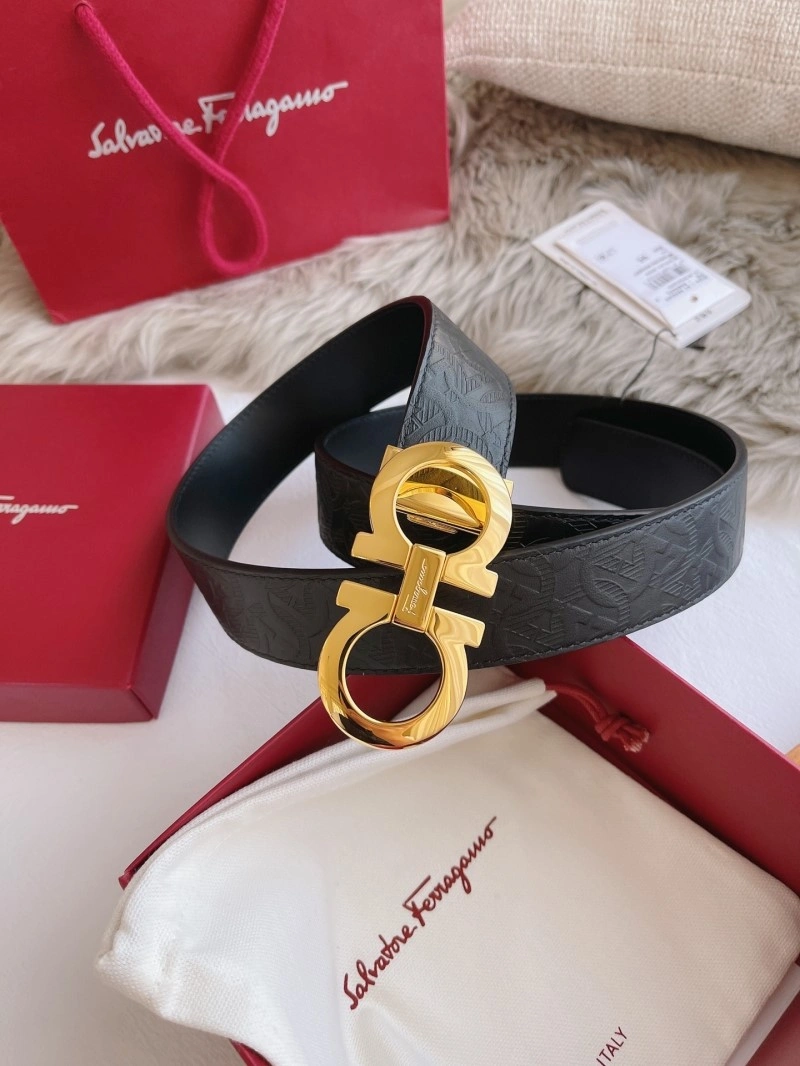 Brand-authenticated Ferragamo Belts