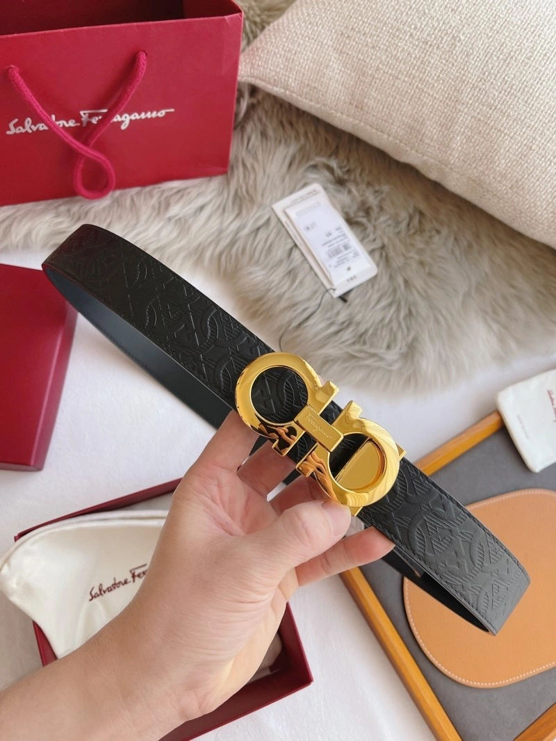 Brand-authenticated Ferragamo Belts