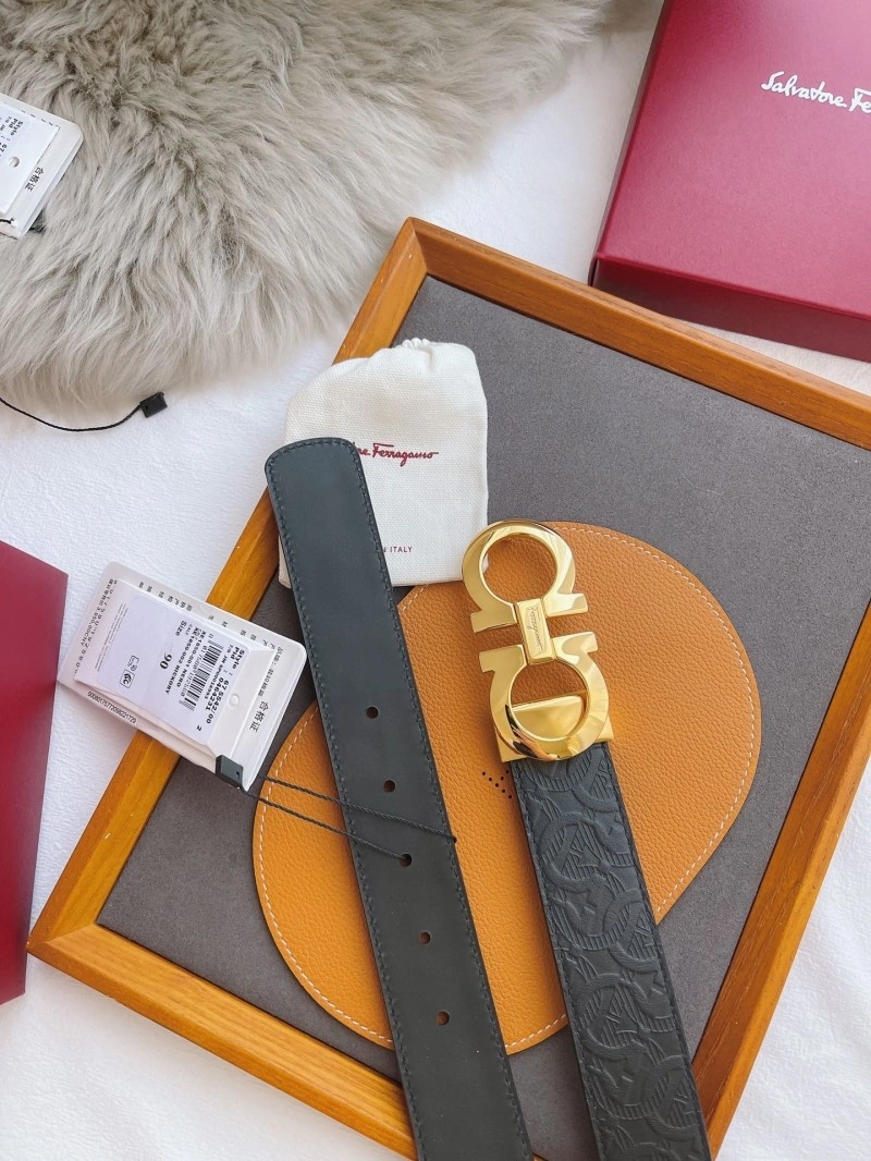 Brand-authenticated Ferragamo Belts