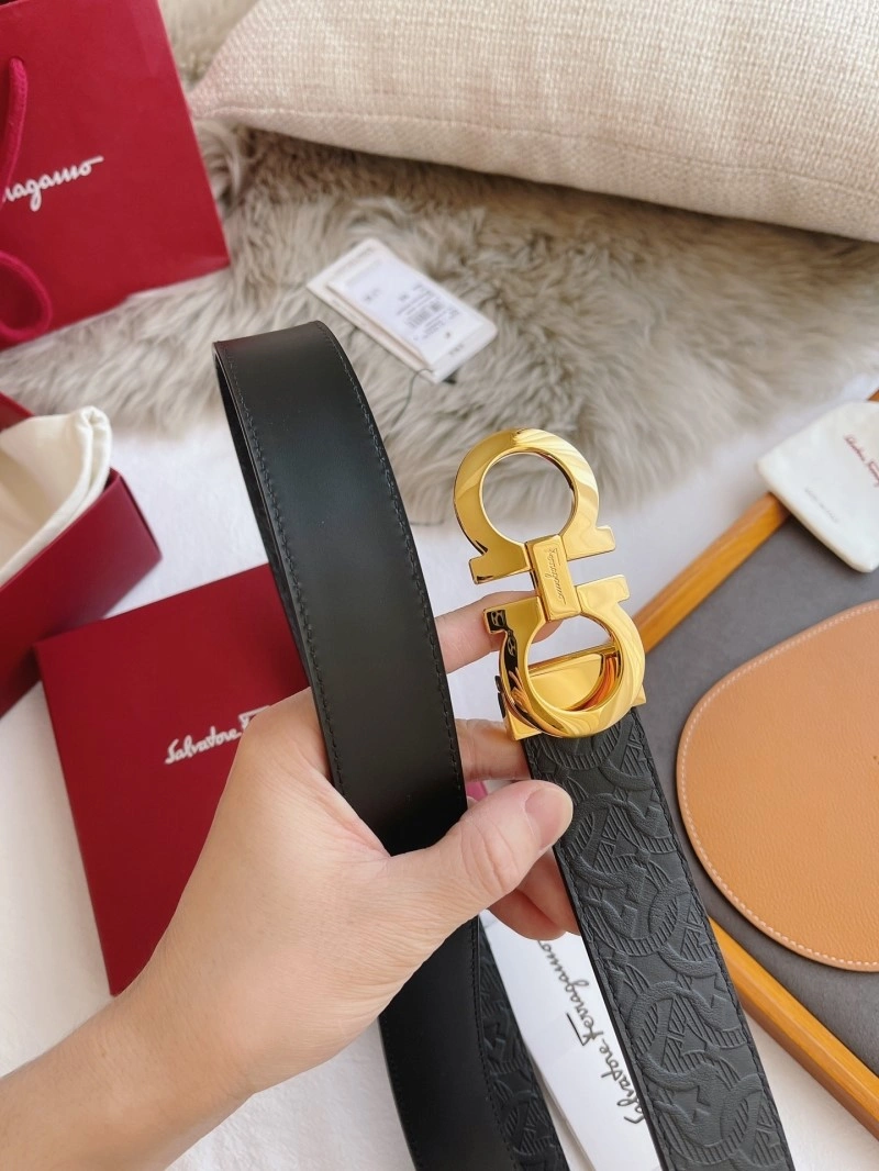 Brand-authenticated Ferragamo Belts
