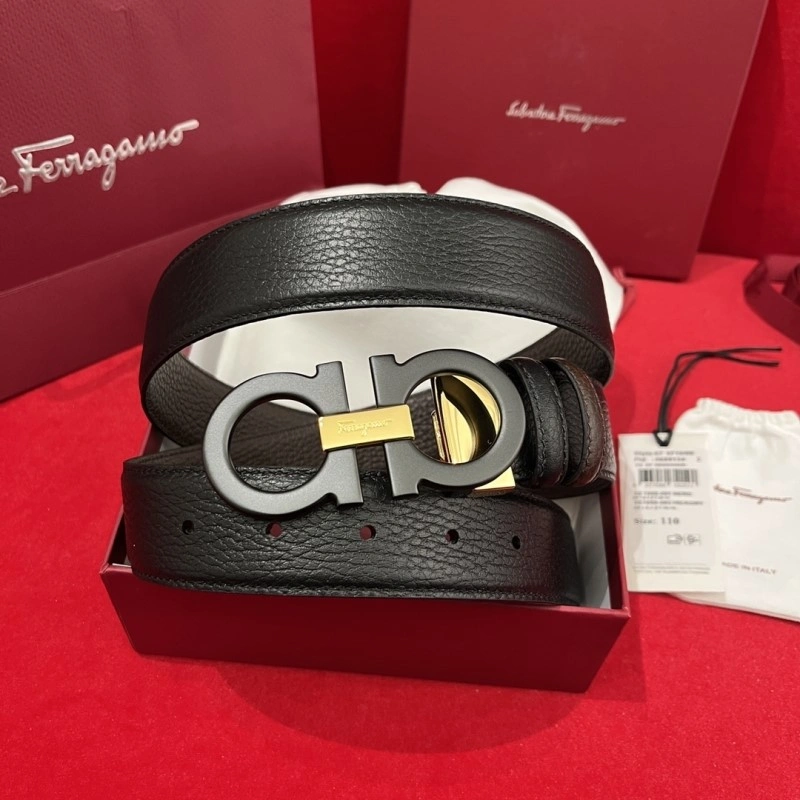 Brand-authenticated Ferragamo Belts