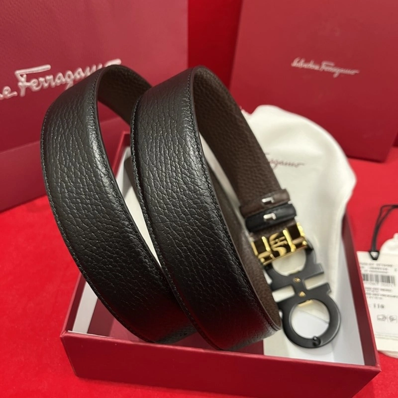 Brand-authenticated Ferragamo Belts
