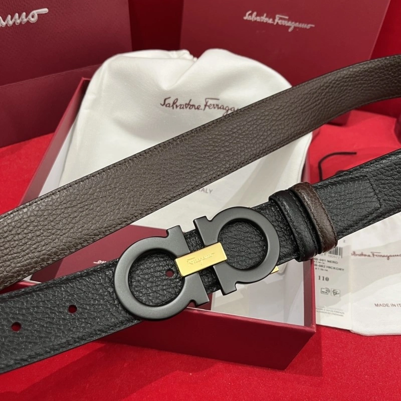 Brand-authenticated Ferragamo Belts