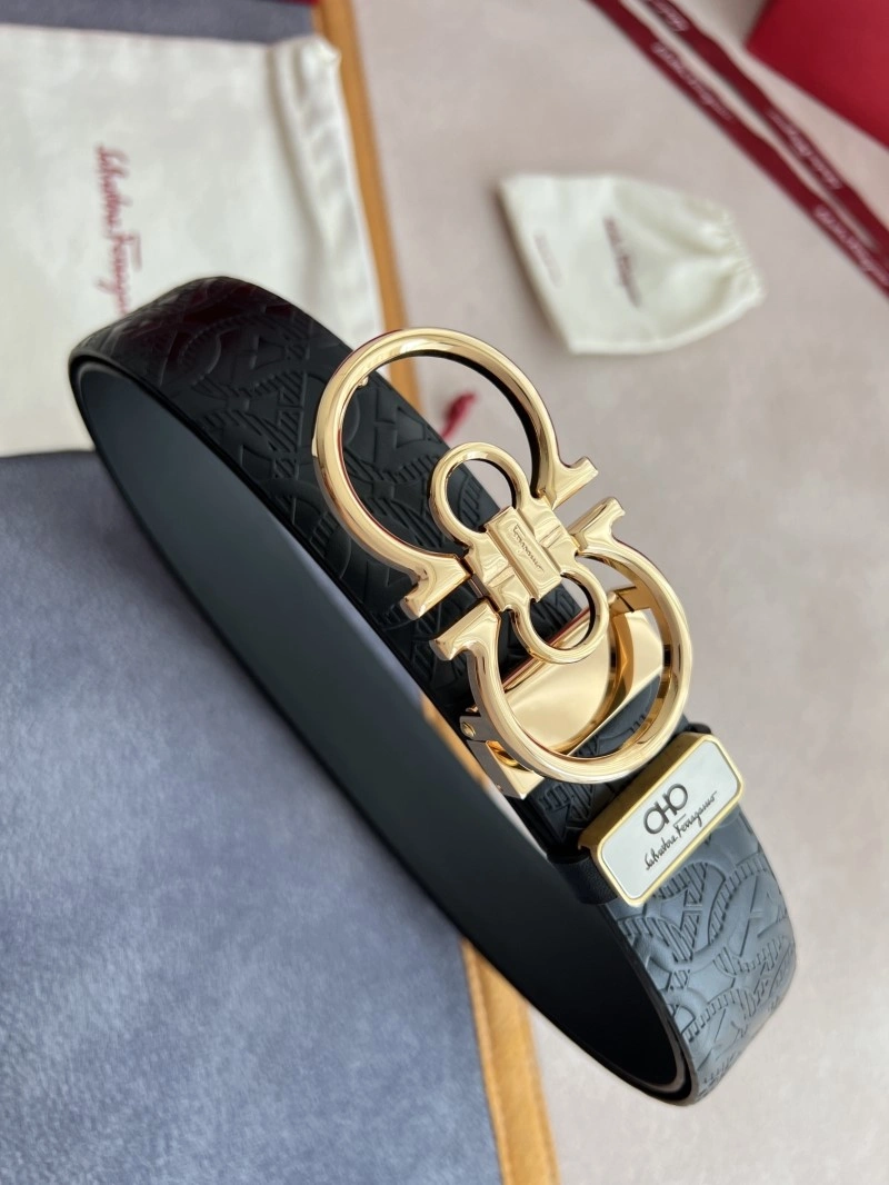 Brand-authenticated Ferragamo Belts