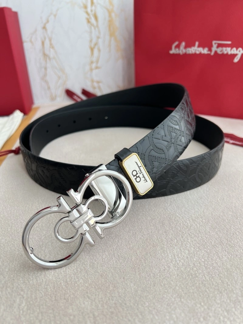 Brand-authenticated Ferragamo Belts